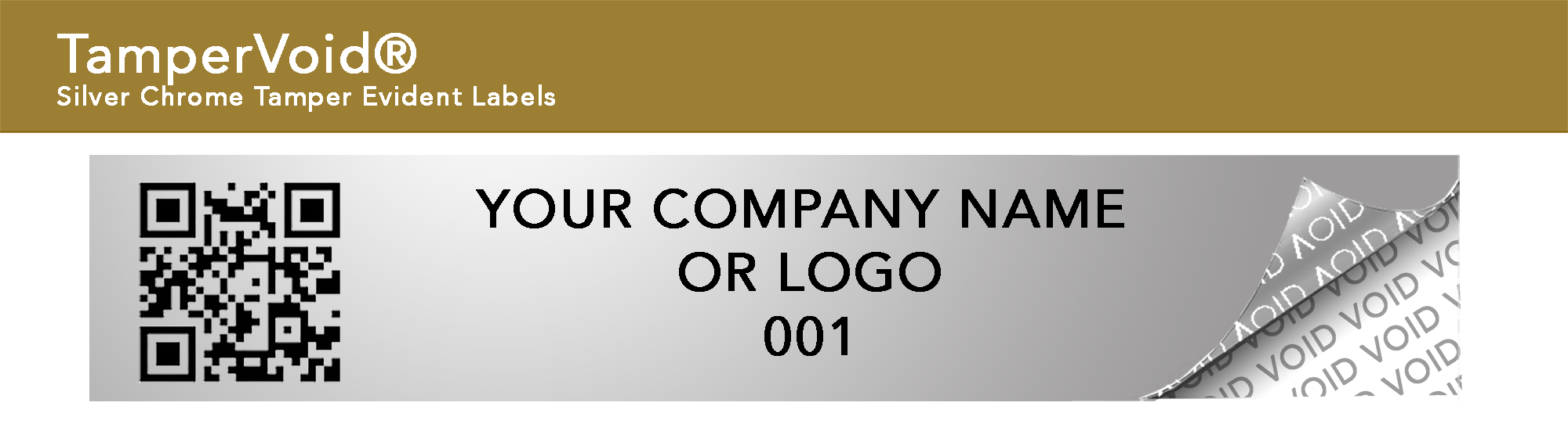 TamperVoid® Metallic Security Labels – Intertronix